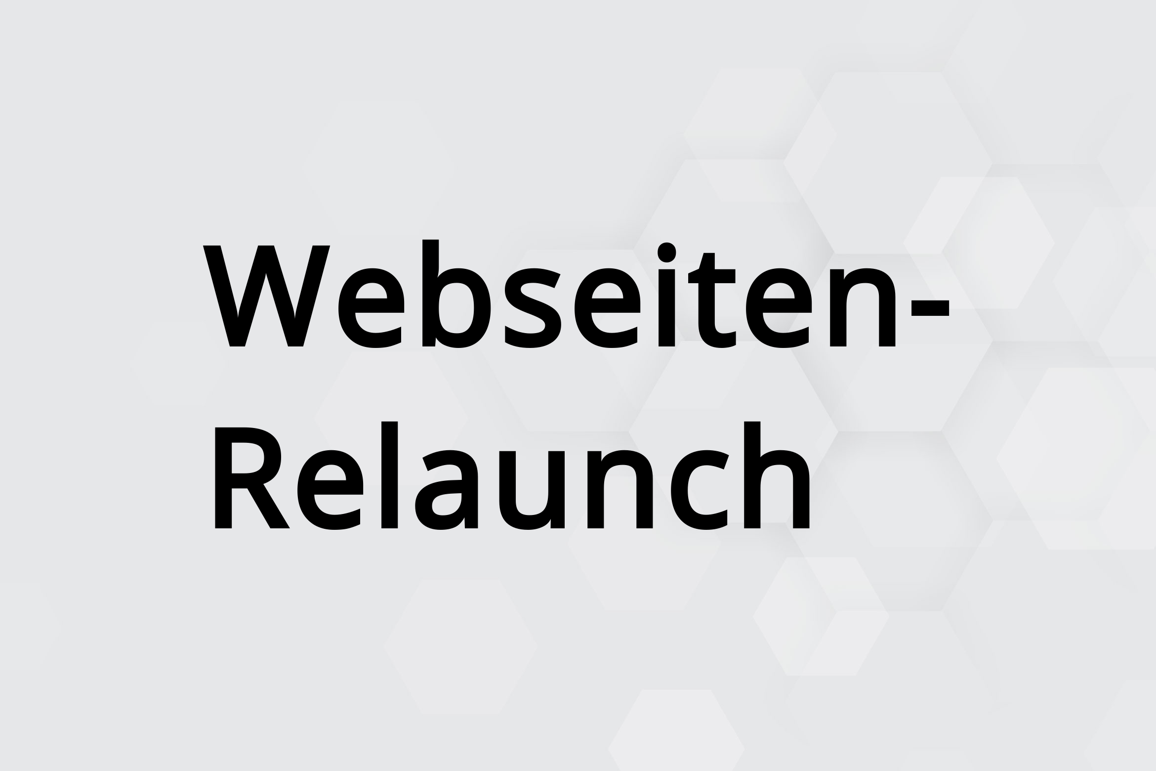 Was bedeutet Relaunch » Fachbegriffe | arocom