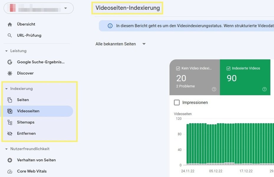 Die “Videoseiten-Indexierung” in der Google Search Console » Blog | arocom